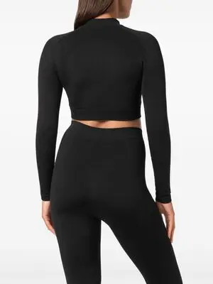 PLEIN SPORT Cropped Performance Top