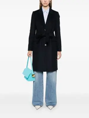 TWINSET Logo-plaque Belted Coat
