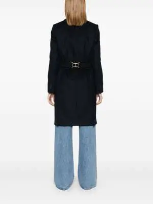 TWINSET Logo-plaque Belted Coat