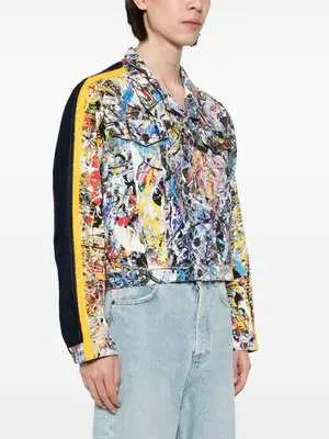 CHARLES JEFFREY Art Denim Jacket