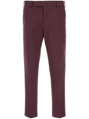PT TORINO Pressed-crease Tapered Trousers