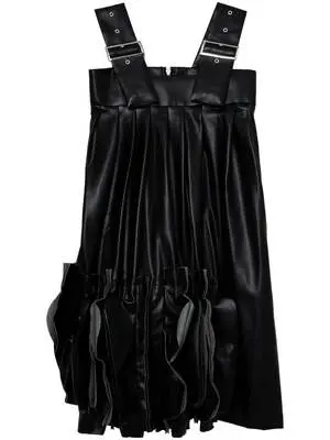 Comme Des Garçons Artificial Leather Midi Dress