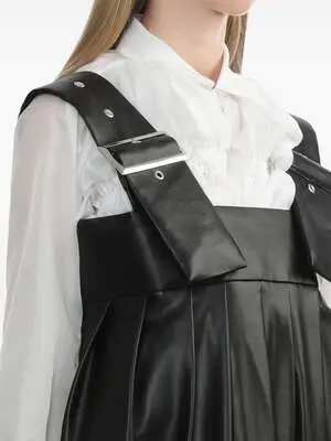 Comme Des Garçons Artificial Leather Midi Dress