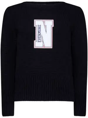 Thom Browne Slogan-print Sweater - Black