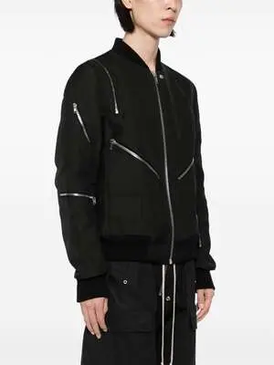 Rick Owens Zip Detailing Bomber Jacket