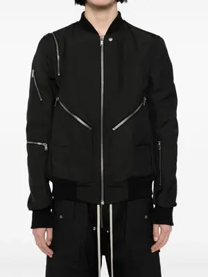 Rick Owens Zip Detailing Bomber Jacket