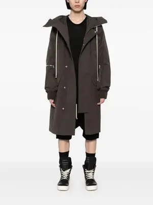Rick Owens Hooded Calf-length Coat