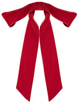 JENNIFER BEHR Adley Bow Barrette - Red