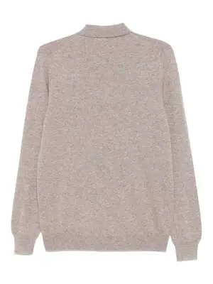 Fedeli Cashmere Polo Shirt - Grey