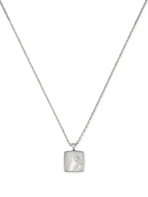 Emanuele Bicocchi Mother-of-pearl Pendant Necklace - Silver
