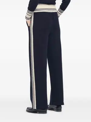 BARRIE Stripe-detail Trousers