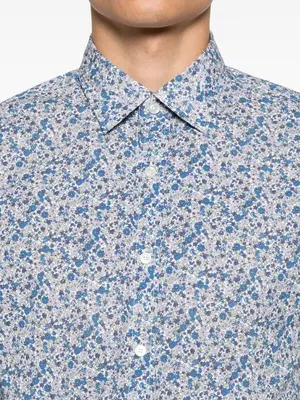 XACUS Floral-print Shirt