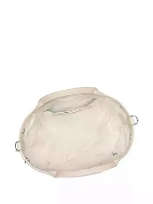 Longchamp Le Roseau S Handbag In Grained Cowhide - Neutrals