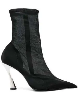 MUGLER 95mm Mesh Fang Boots