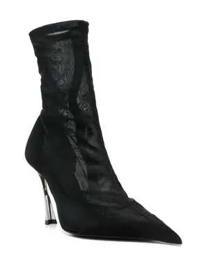 MUGLER 95mm Mesh Fang Boots
