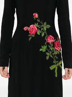 Vivetta Floral-embroidered Midi Dress