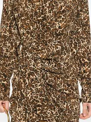 Isabel Marant Étoile Cleora Mini Dress - Brown