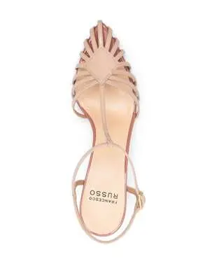 FRANCESCO RUSSO 55mm R1s503 Sandals - Neutrals