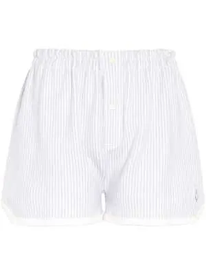 BARRIE Striped Shorts - Blue