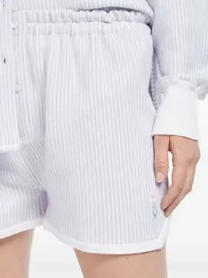 BARRIE Striped Shorts - Blue