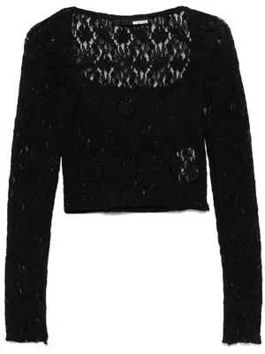 ROTATE BY BIRGER CHRISTENSEN Lace Long-sleeve Top
