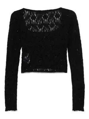 ROTATE BY BIRGER CHRISTENSEN Lace Long-sleeve Top