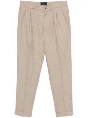 Boglioli Pleated Tapered Trousers