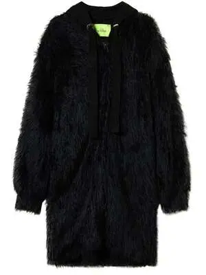 TWINSET Myfo Hooded Knit Coat