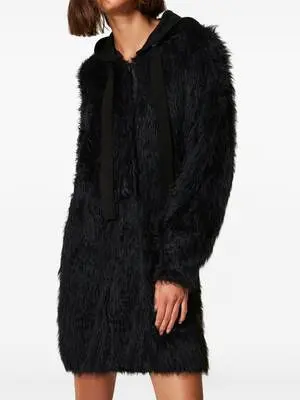 TWINSET Myfo Hooded Knit Coat