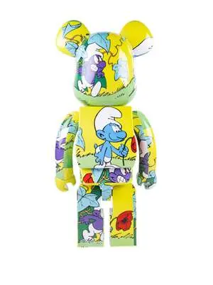 MEDICOM TOY X The Smurfs The Purple Smurfs 1000% Figure - Yellow