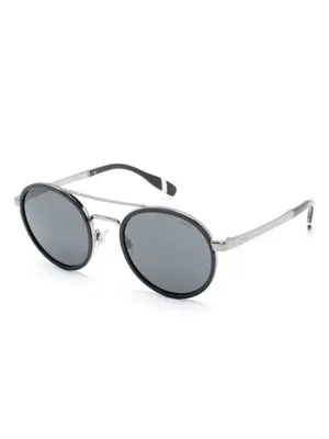 Polo Ralph Lauren Round-frame Sunglasses - Black