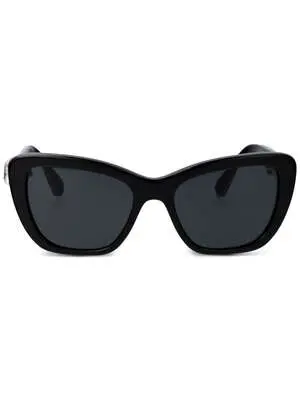 SWAROVSKI Cat-eye Crystal-embellished Sunglasses - Black