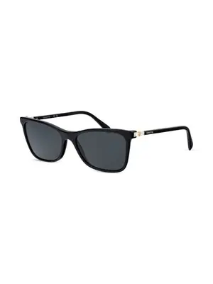 SWAROVSKI Square Frame Sunglasses - Black