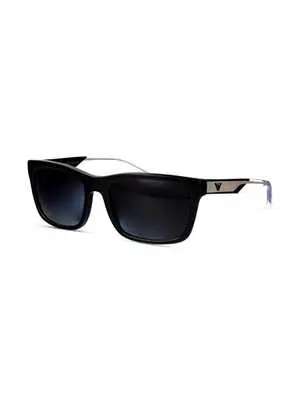 Emporio Armani Rectangle-frame Sunglasses - Black