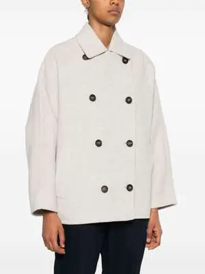Brunello Cucinelli Handcrafted Pea Coat