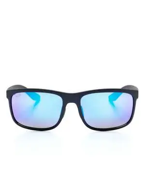 Maui Jim Huelo Square-frame Sunglasses - Blue