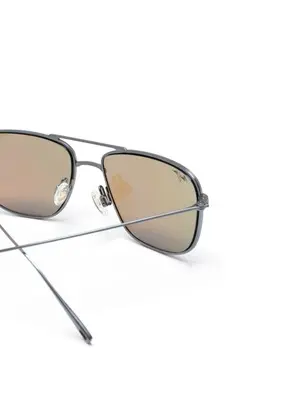 Maui Jim Mikioi Pilot-frame Sunglasses - Grey