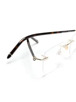 Montblanc Rimless Square-frame Glasses