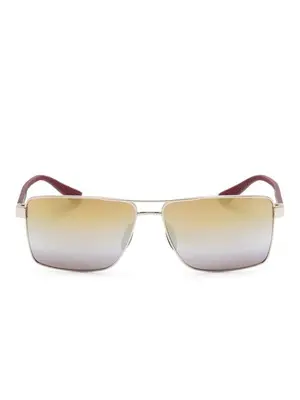 Maui Jim Piha Pilot-frame Sunglasses - Brown