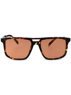 Prada Square-frame Tortoiseshell Sunglasses - Brown