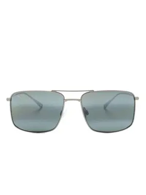 Maui Jim Aeko Square-frame Sunglasses - Silver
