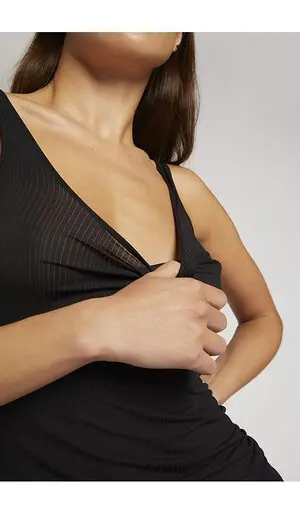 NEGATIVE UNDERWEAR Whipped A-top - Black