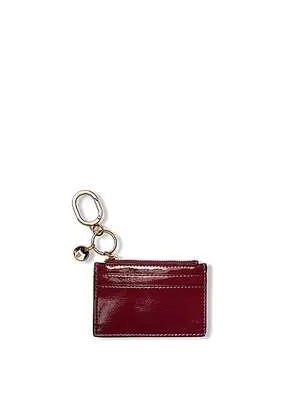 Victoria's Secret Card Holder Keychain Red