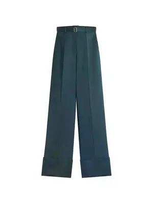 LANVIN Belted Wide Leg Trousers