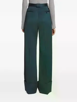 LANVIN Belted Wide Leg Trousers