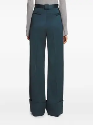 LANVIN Belted Wide Leg Trousers