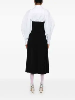 Comme Des Garçons Pleated Midi Dress