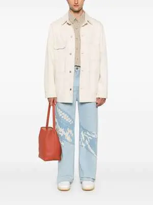 Lacoste Crocodile-motif Jeans