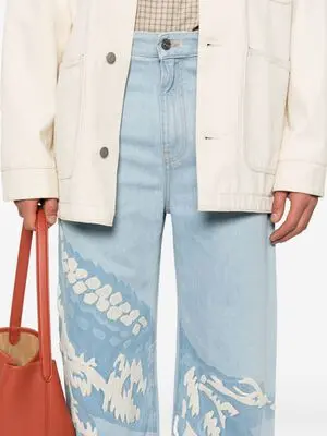 Lacoste Crocodile-motif Jeans