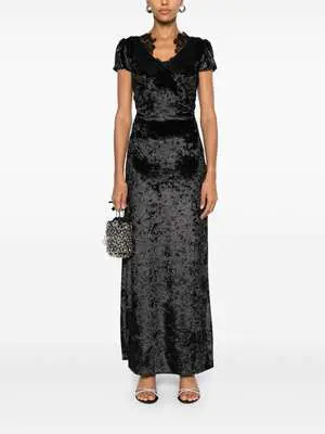 Ermanno Scervino Velvet Maxi Dress